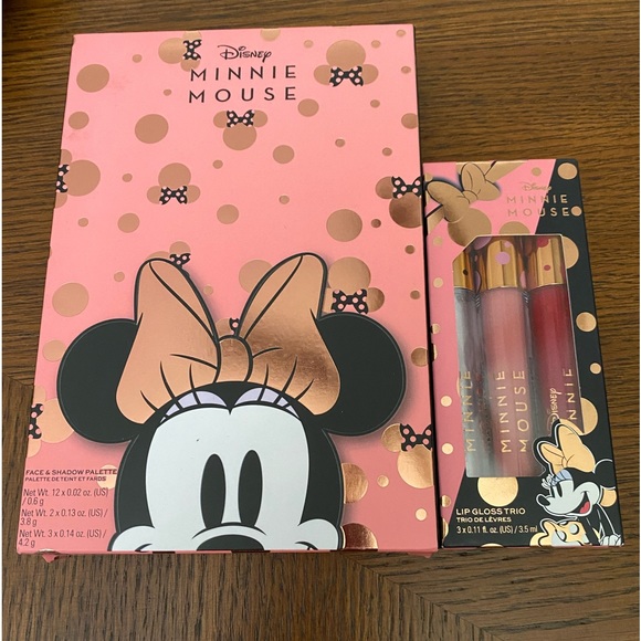 Makeup | Disney Minnie Mouse Lip Gloss And Faceshadow Palette | Poshmark
